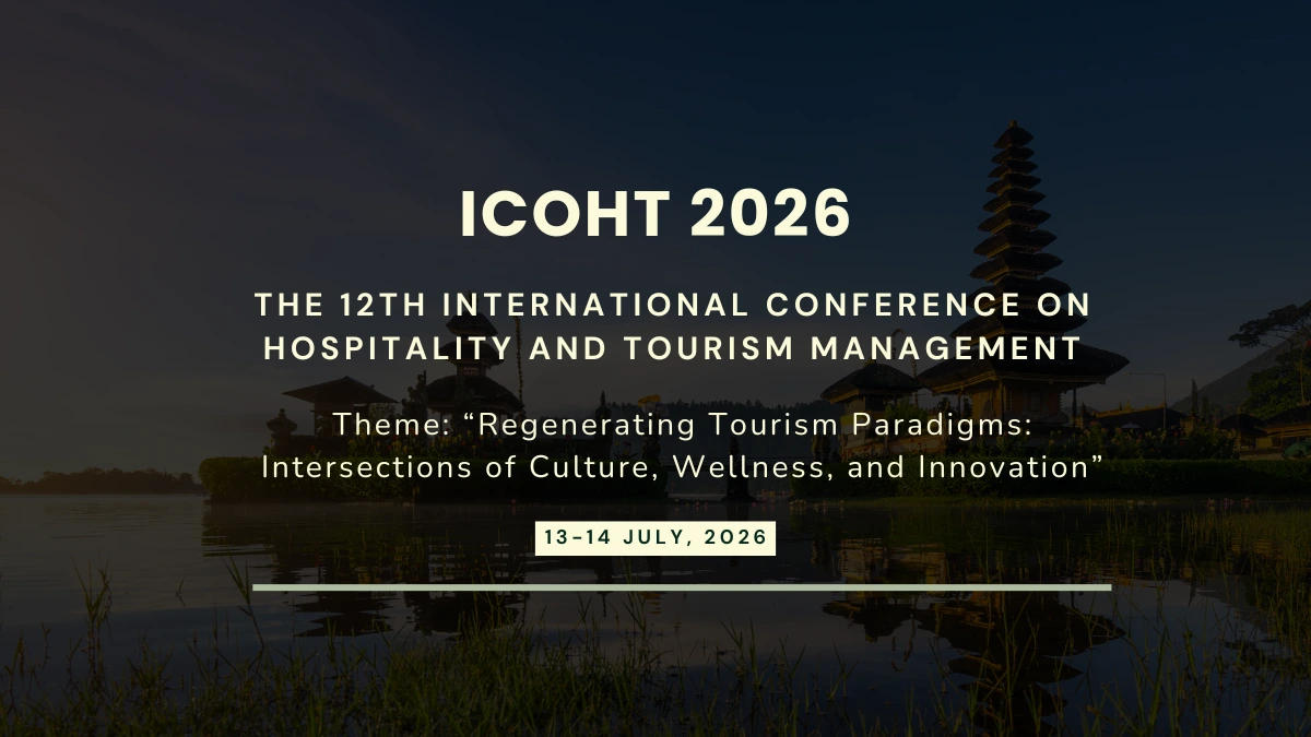 ICOHT 2026 - International Conference on Tourism and Hospitality